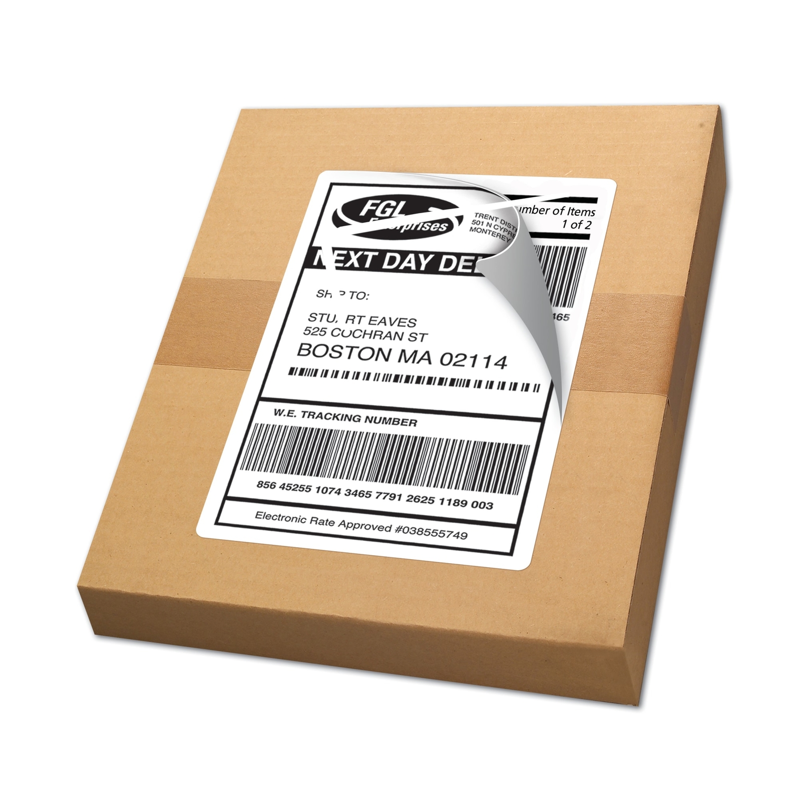 Avery 8126 Shipping Labels - White, 50 Pieces for sale online | eBay