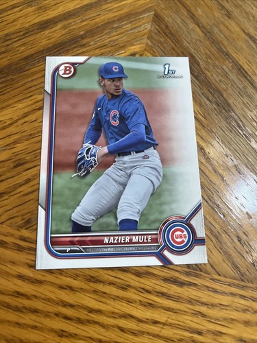 2022 Bowman 1st Draft #BD-77 Nazier Mule Chicago Cubs | eBay