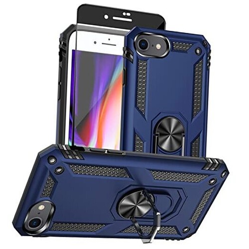 for iphone 8 Case, iphone 7 Case with HD Screen Protector, iphone 8 Case Blue | eBay