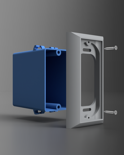 Ring PRO 2 Video Doorbell 0.5" Wall Plate Spacer. Mounting Bracket | eBay