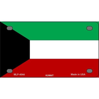 Kuwait Flag MINI Size 4"x2.2" License Plate Metal Sign for Home | eBay