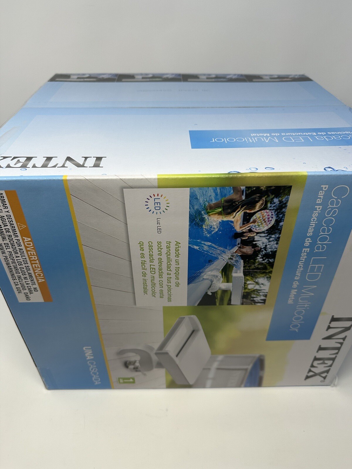 Intex Multi-Color LED Waterfall Cascade - White (28090E) for sale ...