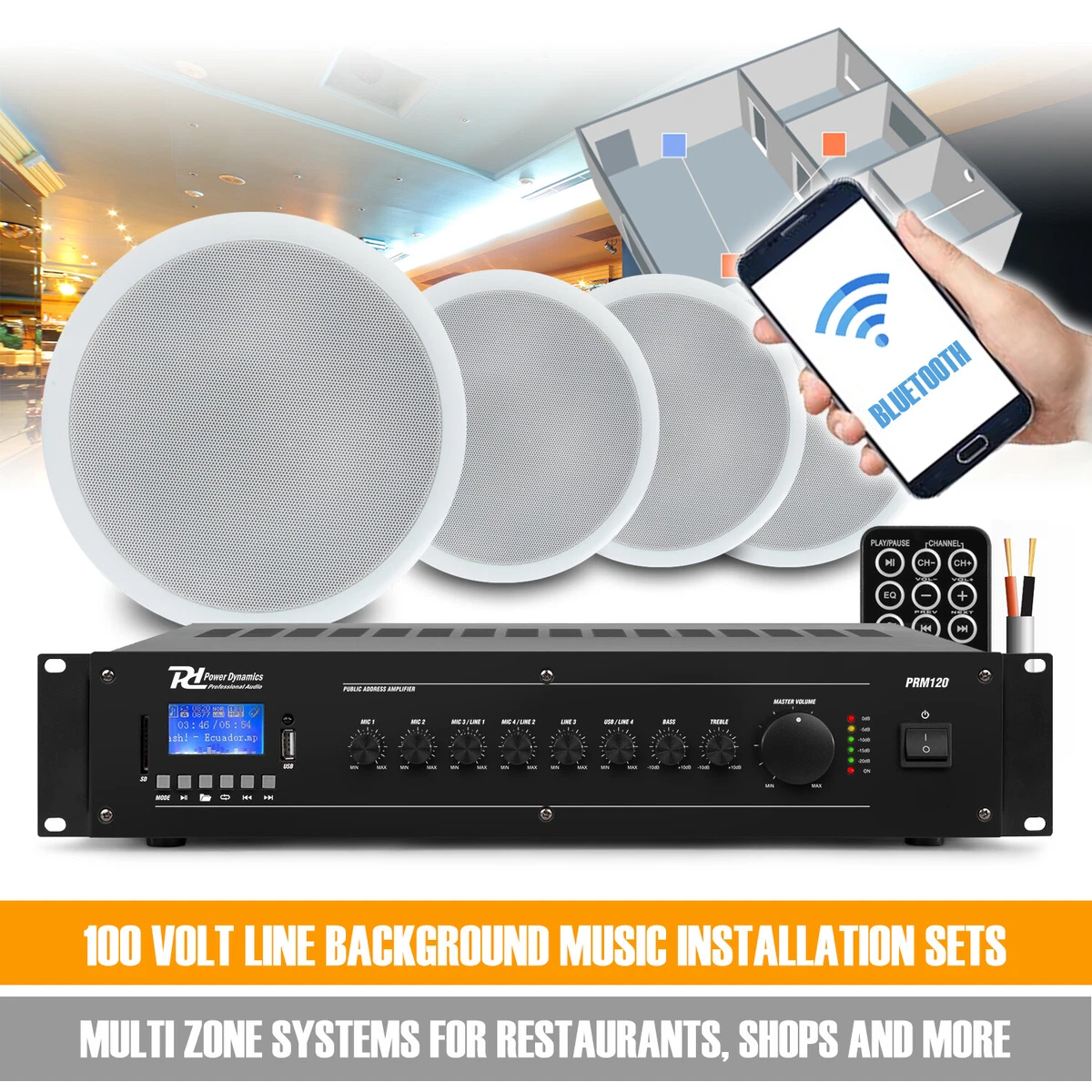 In Ceiling Speaker System Installation | Shelly Lighting