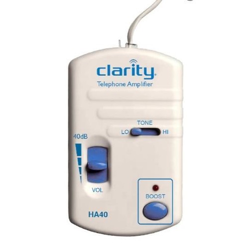 HA40 In-Line Telephone Amplifier by Clarity 759599019336 | eBay