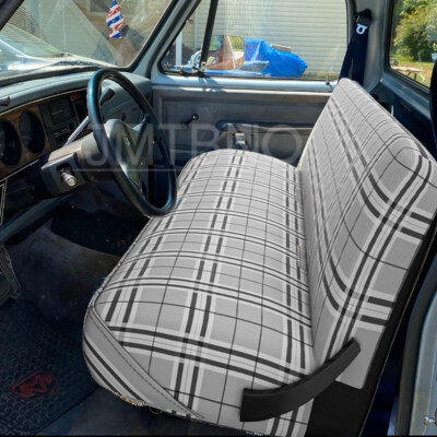 For Ford F100 F150 F250 F350 Full Size Truck Bench Seat Cover Saddle ...