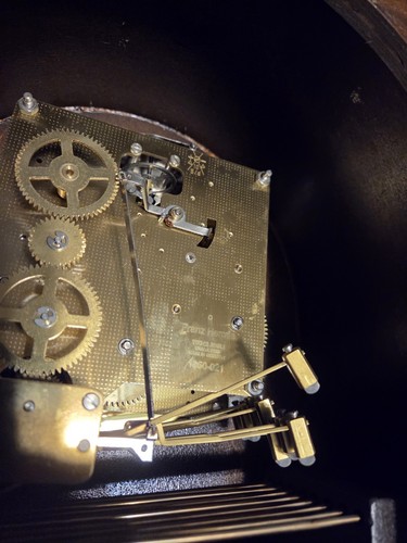 Vintage Wooden Sligh Mantle Clock Franz Hermle 1050-021 Movement New | eBay