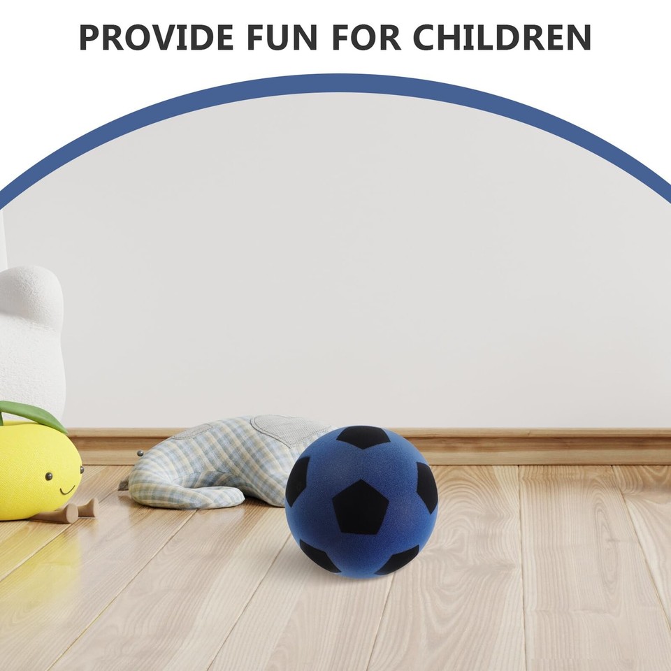 Silent Indoor Soccer Ball for Soft PU Material Quiet Football for Skill ...