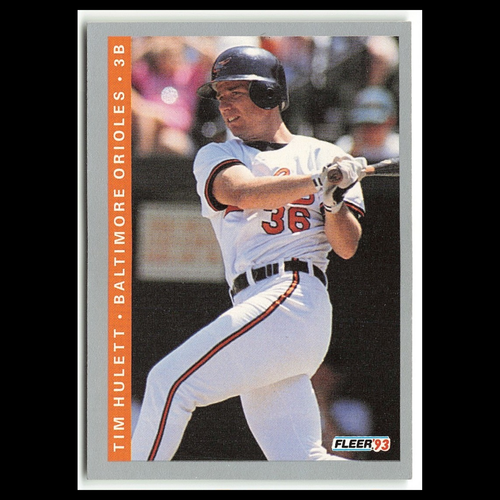 Tim Hulett #543 1993 Fleer Baltimore Orioles Baseball Card MLB NM | eBay