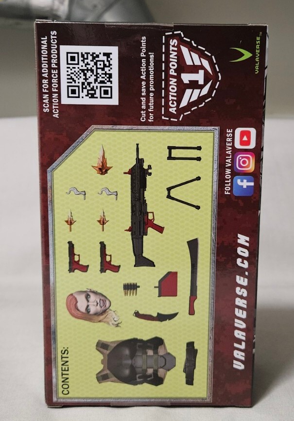 Valaverse Action Force Figure Pandora Upgrade Gear Pack Alternate Head ...
