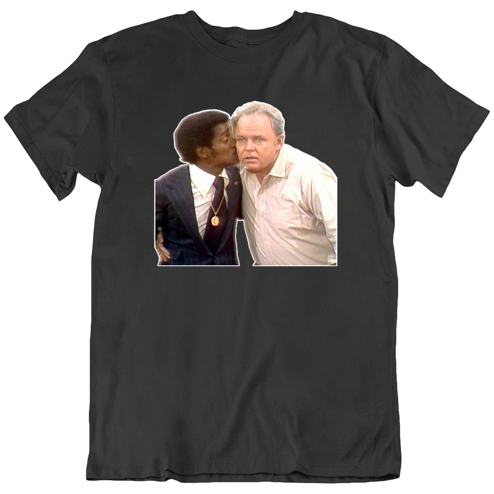 Archie Bunker Kiss Sammy Davis Jr All In The Family Funny T Shirt Tee ...