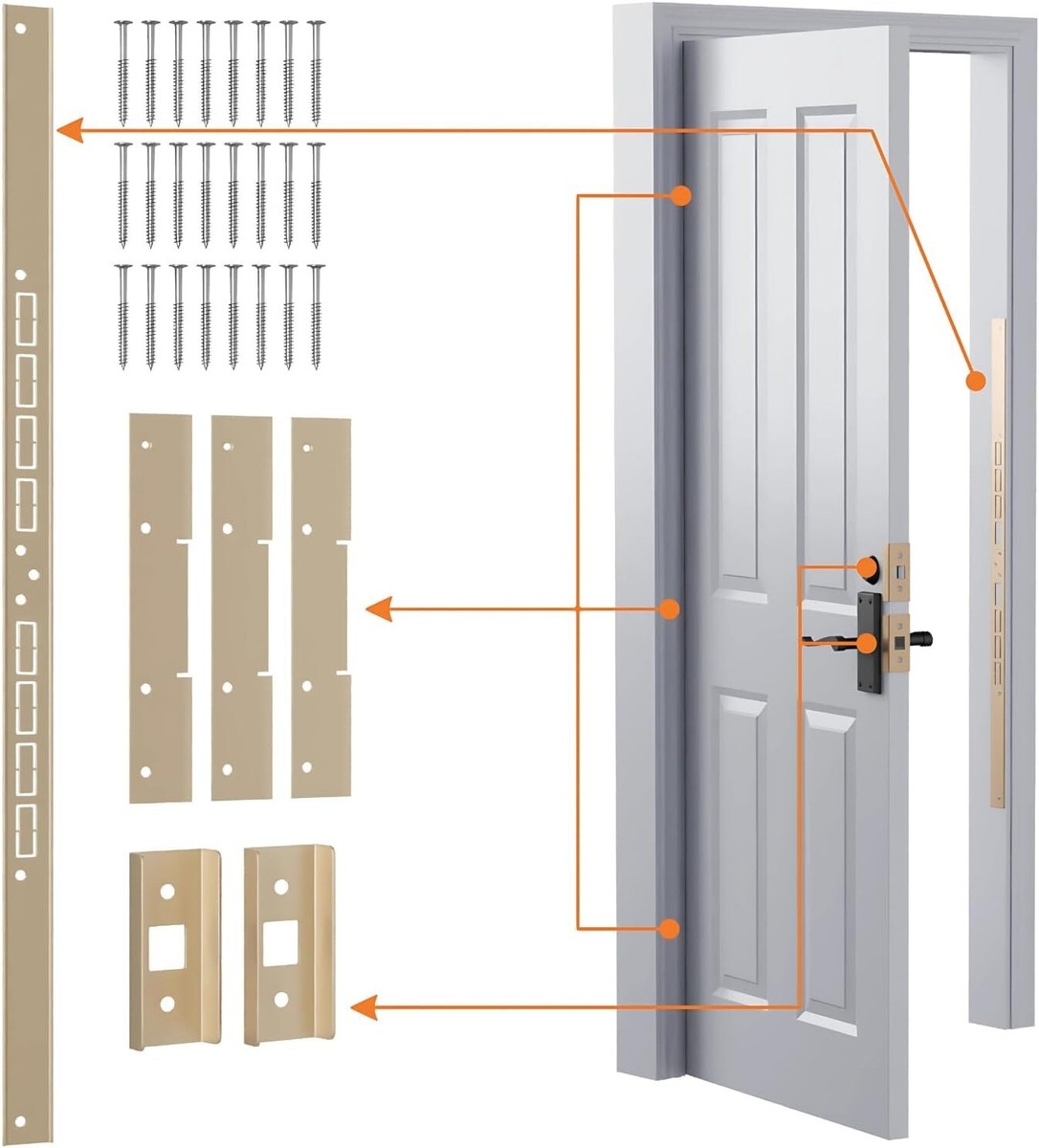 Door Frame Repair Kit How To Do Door Frame Replacement? | Antique