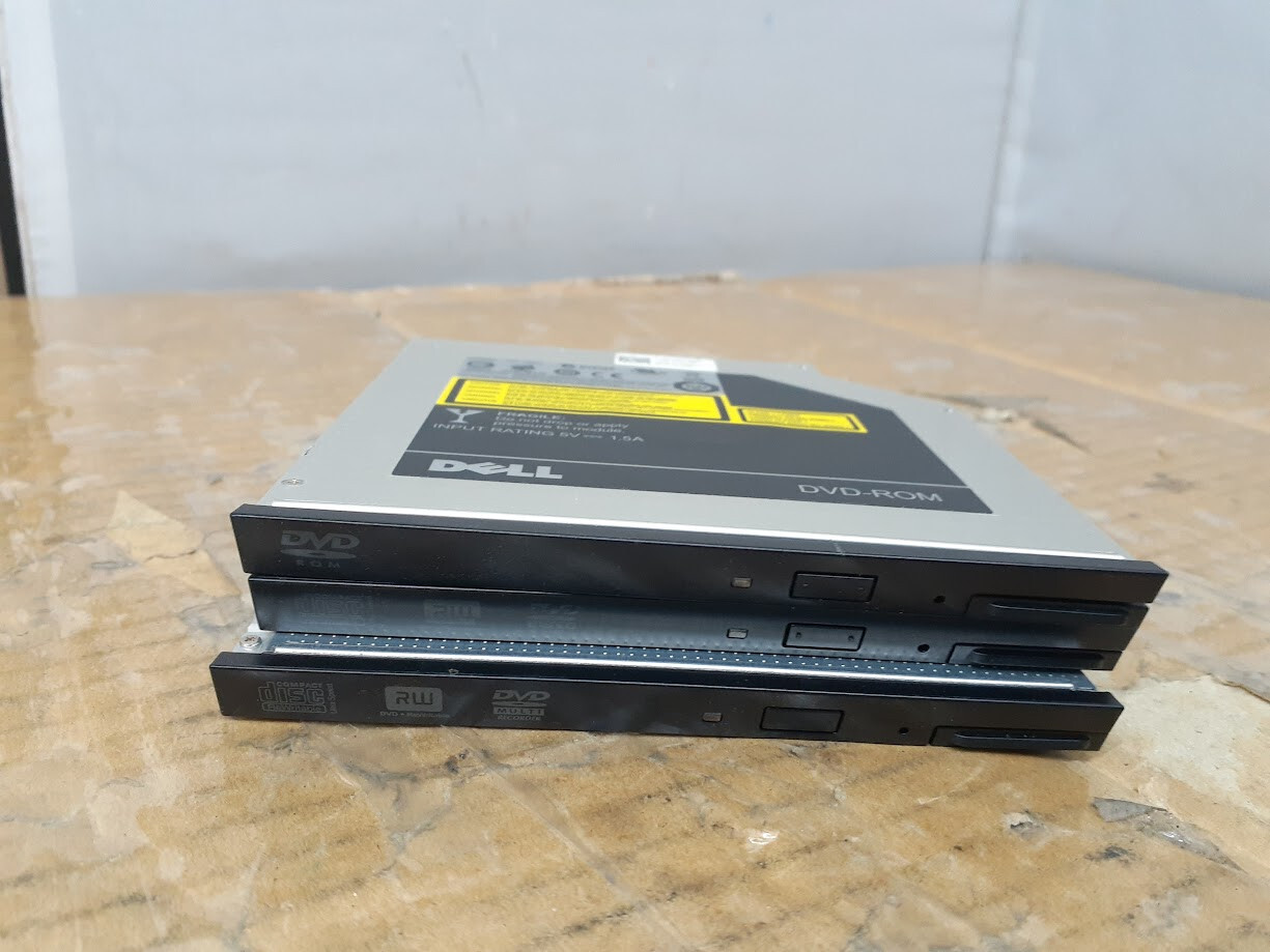 Lot of 3 Dell Latitude E6400 E6410 E6500 optical drive ( 1x dvd, 2x dvd ...