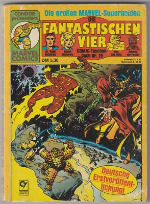 DIE FANTSTISCHEN VIER #25, Condor/Marvel Comics 1989 COMIC-TASCHENBUCH ...