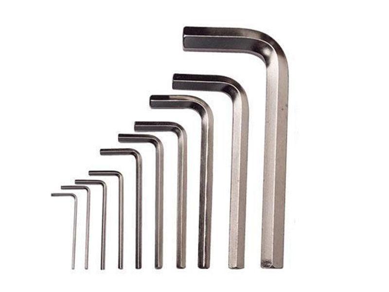 1/16 5/64 3/32 1/8 5/32 3/16 inch L Hex Allen Wrench Hexagon Key Tool ...