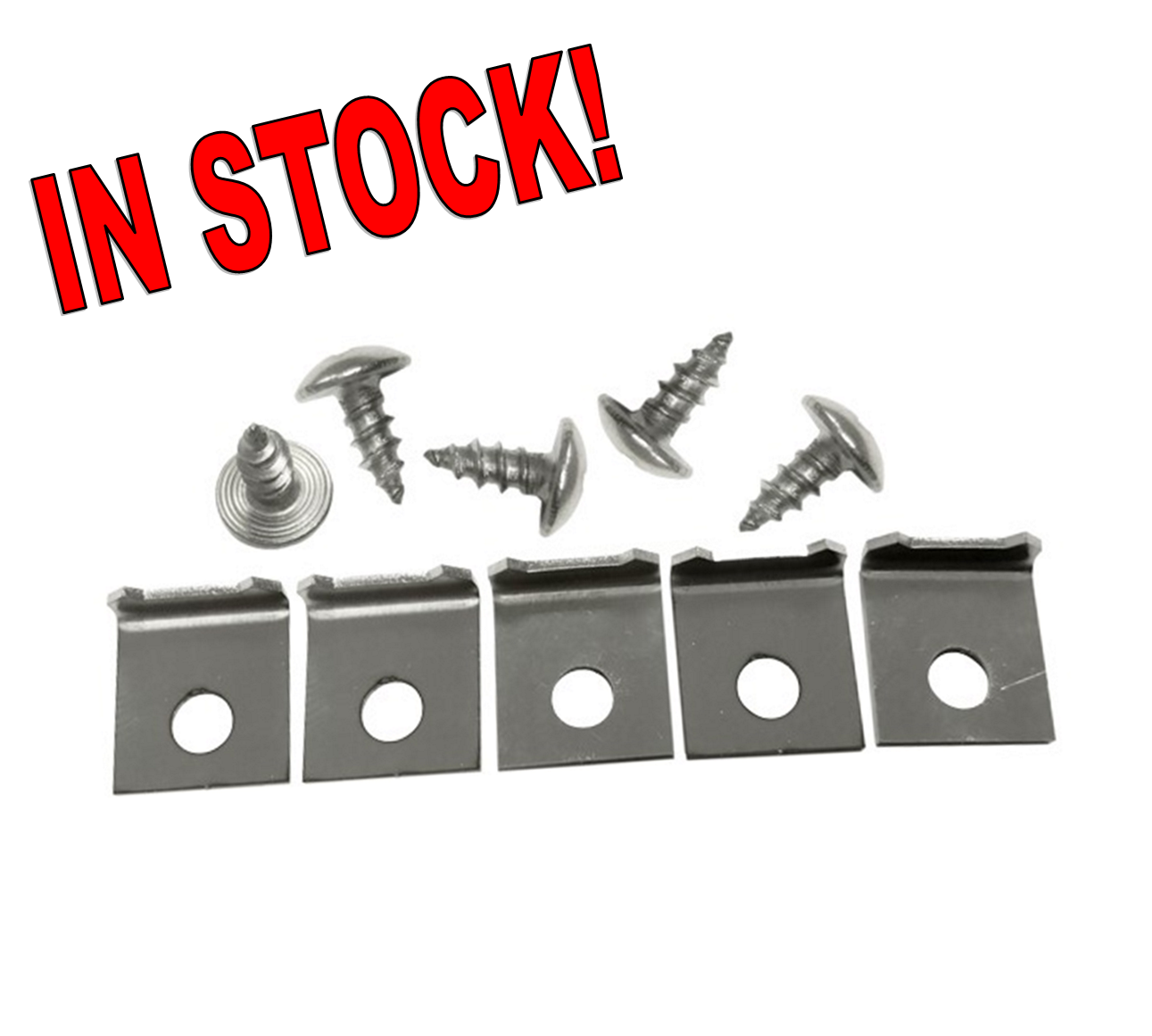1955-1962 Chevy GMC Truck Door Seal Weatherstrip Retainer Clip Set 10pc ...