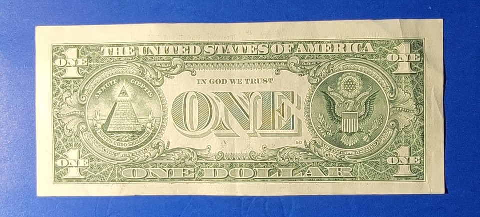 fancy serial number 2017A One Dollar Note BIRTHDAY OR ANNIVERSADY FEB ...