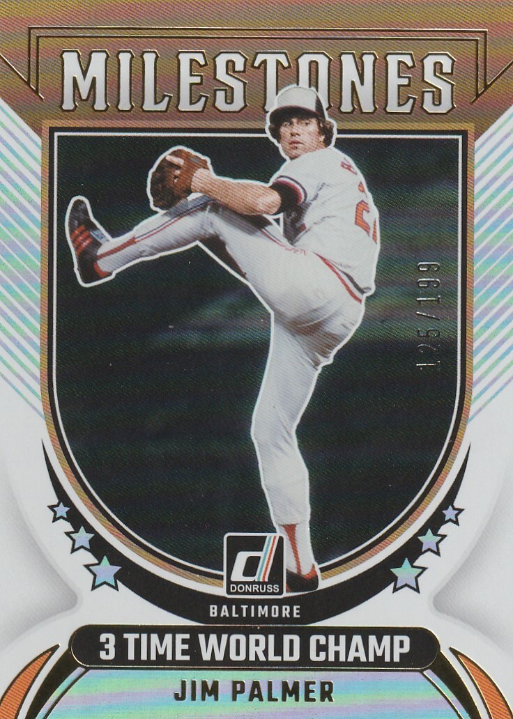 2024 Panini Donruss - Milestones Holo #2 Jim Palmer /199 for sale ...