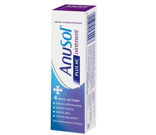 Anusol Plus HC Ointment - Soothes Itching Piles, Reduces Inflammation ...