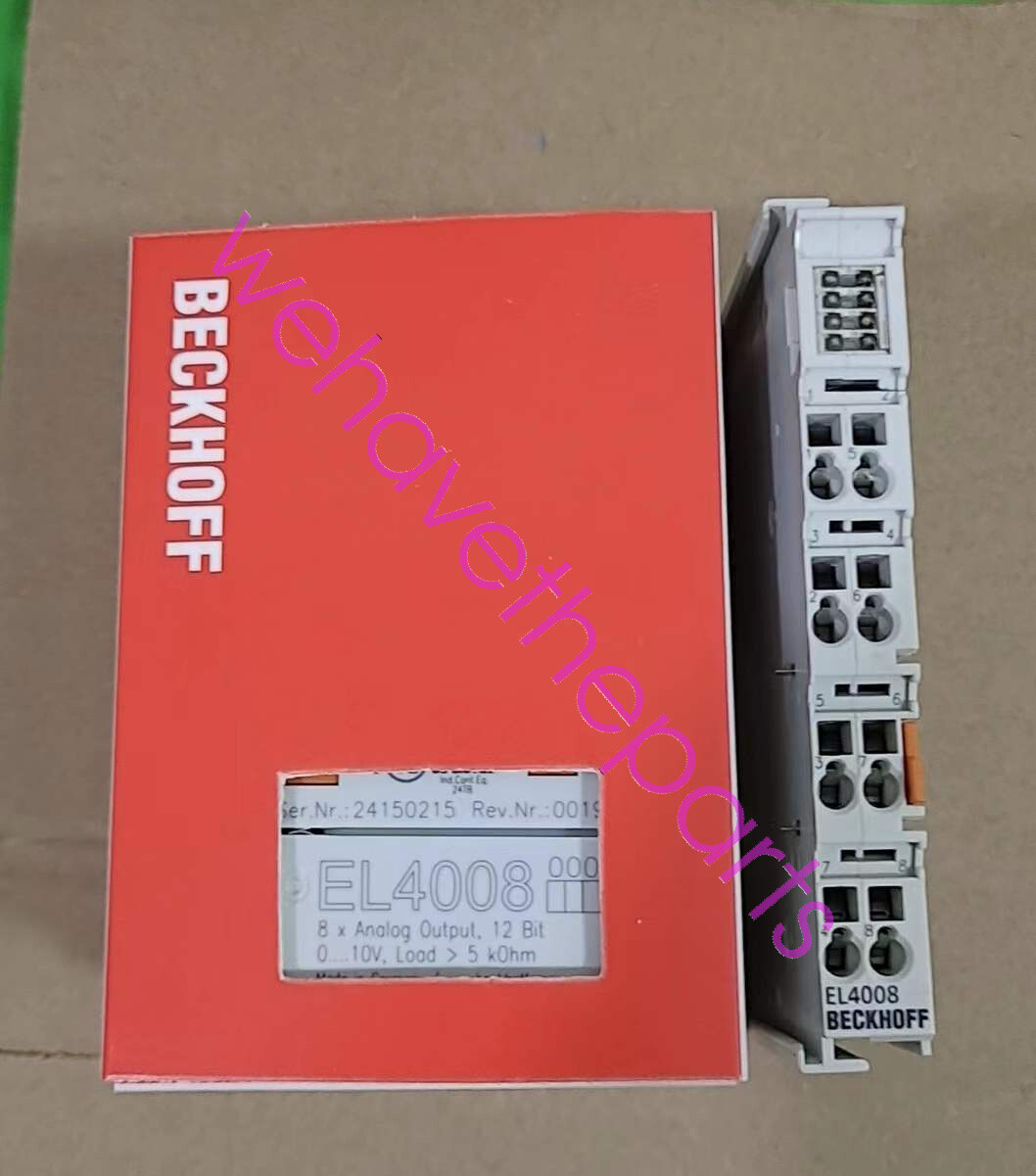 Beckhoff 8-Channel Analog Output EtherCAT Terminal (EL4008) for sale ...
