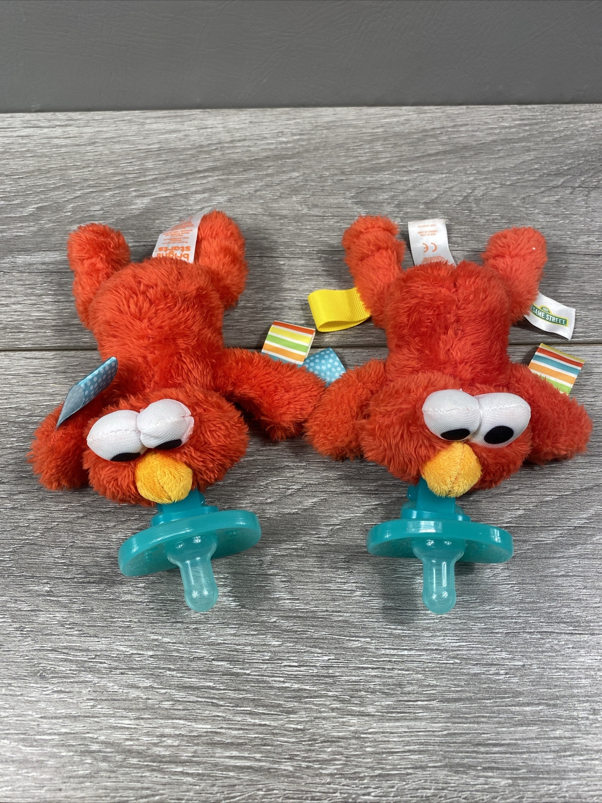 Bright Starts Sesame Street Plush Elmo Cozy Coo Soothing Pacifier