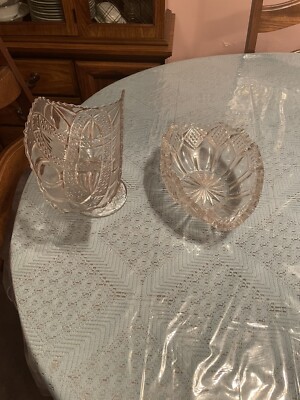 Crystal Serving Dishes - Set Of 2 | eBay