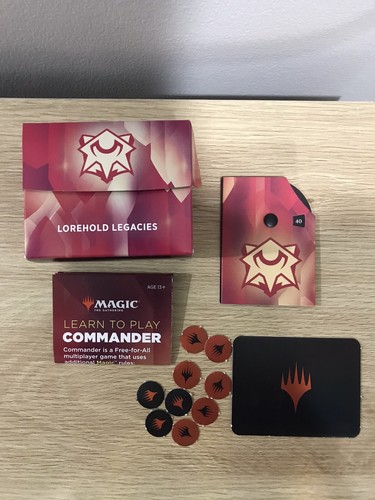 Lorehold Legacies Deck Box Osgir Reconstructor Strixhaven MTG Magic 100 ...