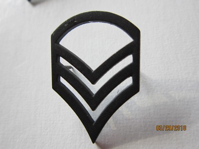 ARMY Subdued Officer Rank Insignia Military Black Metal Pin On STAFF ...