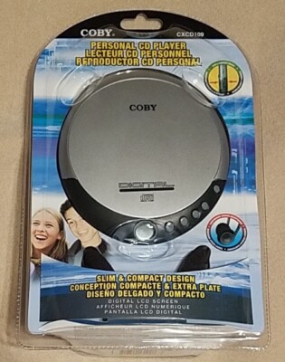 NEW COBY Personal Compact CD Player CX-CD109 w/Headphones ~ SEALED ...