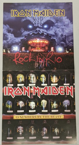 Iron Maiden Rock In Rio 15 Numbers by Beast Foldable 2-Sided Promo ...
