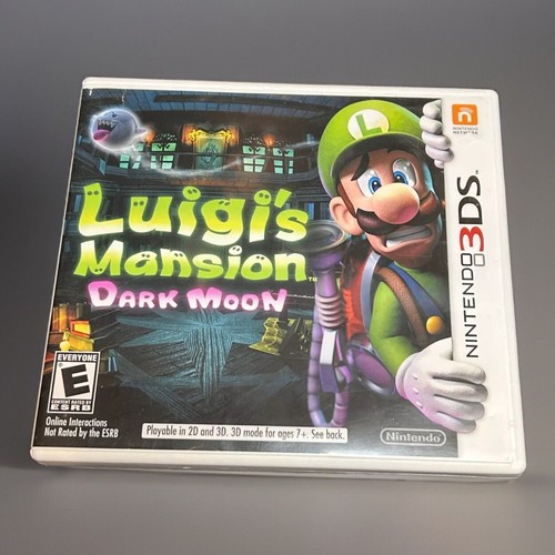 Nintendo 3DS - Luigi's Mansion: Dark Moon. Box + Game. Tested. Works ...