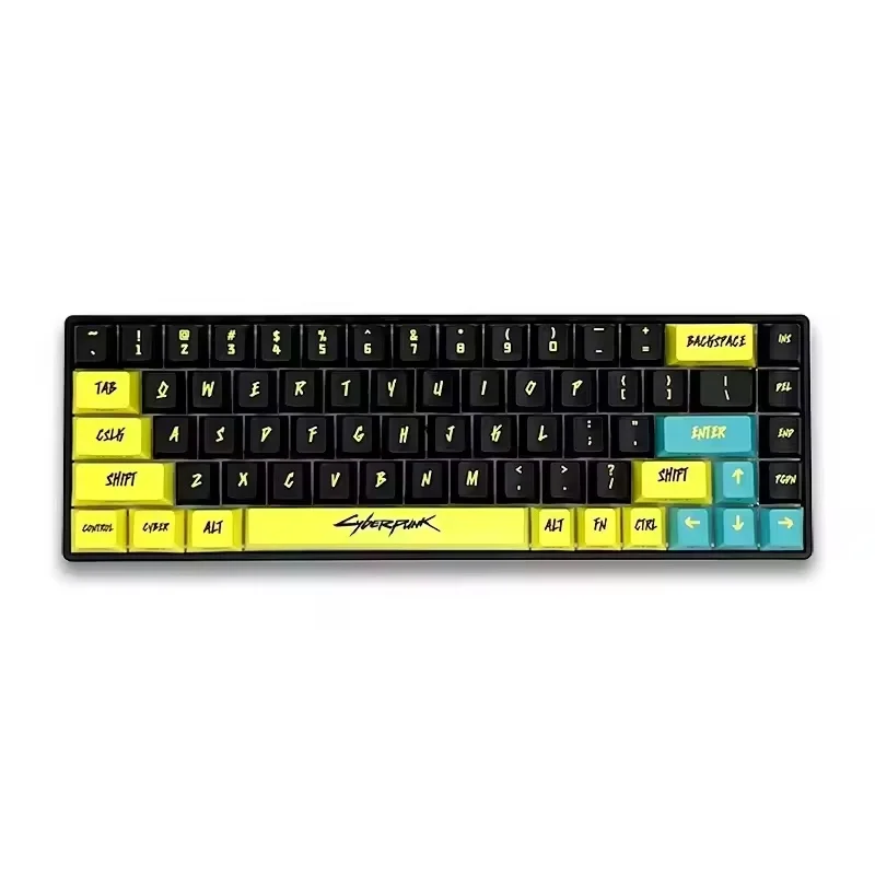 Cyberpunk 129 Key PBT Keycap Set Cherry Profile Translucent Gaming ...