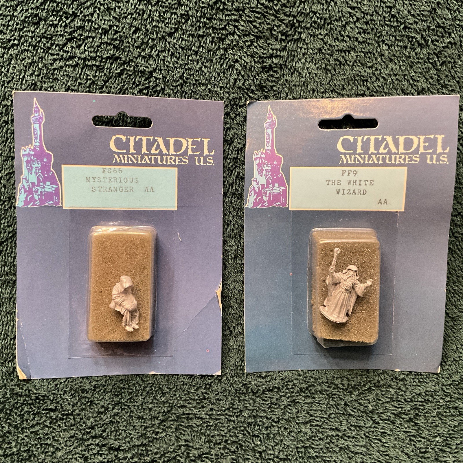Citadel Miniatures FF9 THE WHITE WIZARD & FS66 MYSTERIOUS STRANGER ...