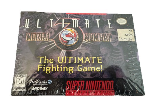 Brand New Sealed Ultimate Mortal Kombat 3 Super Nintendo SNES | eBay
