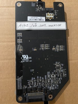 LCD LED BACKLIGHT INVERTER BOARD - Apple iMac 27" A1312 Late 2009 661 ...