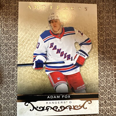 2021-22 Upper Deck Artifacts - Rose Gold ! Adam Fox | eBay