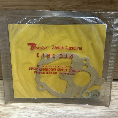 NOS ZENITH Carburetor Gasket Kit Bendix # C181-314 | eBay