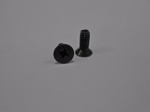 Bag of x1000 M5x12 Black Zinc Plated Flat Head Countersunk Machine ...