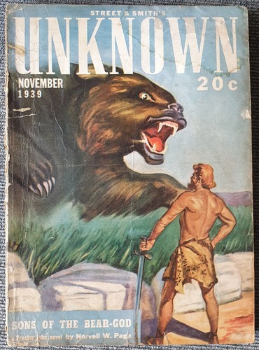 Unknown (November 1939)- RAymond Chandler - Norvell Page -Conan - Pulp ...