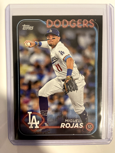 2024 Topps Series 2 Miguel Rojas 11/73 Black Parallel #389 | eBay