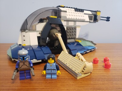 Lego Star Wars 7153 Jango Fett's Slave I with Balaclava Head 100% ...