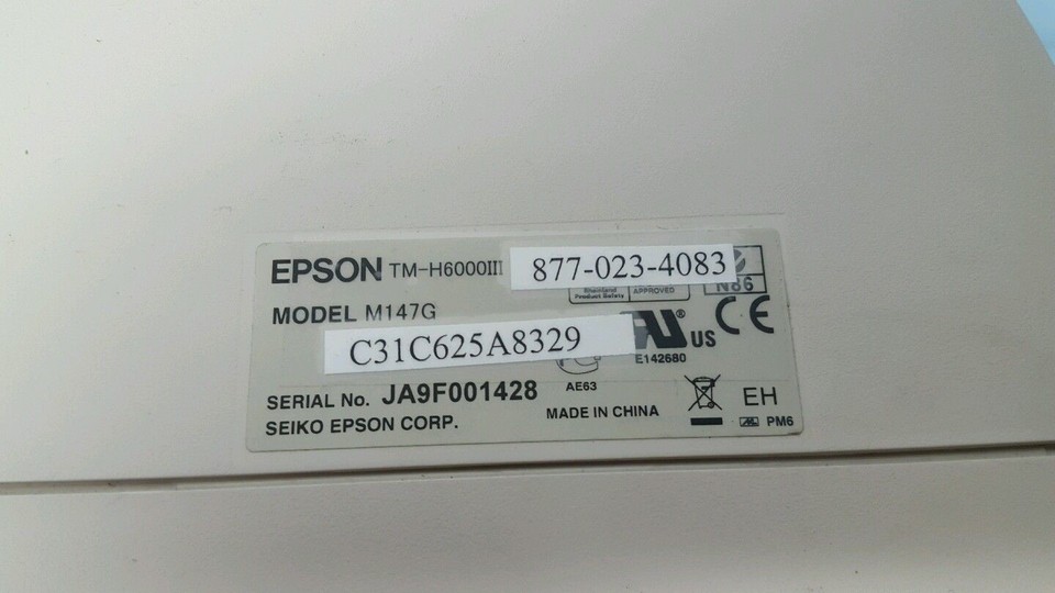 Epson TM-H6000III POS Thermal Receipt Printer M147G-refurbished | eBay