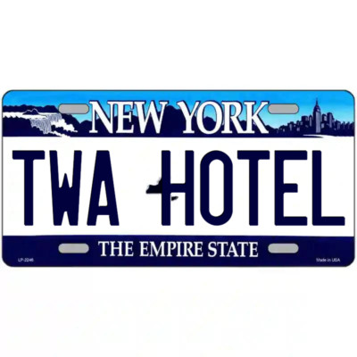 TWA Hotel New York Blue Metal Sign | eBay