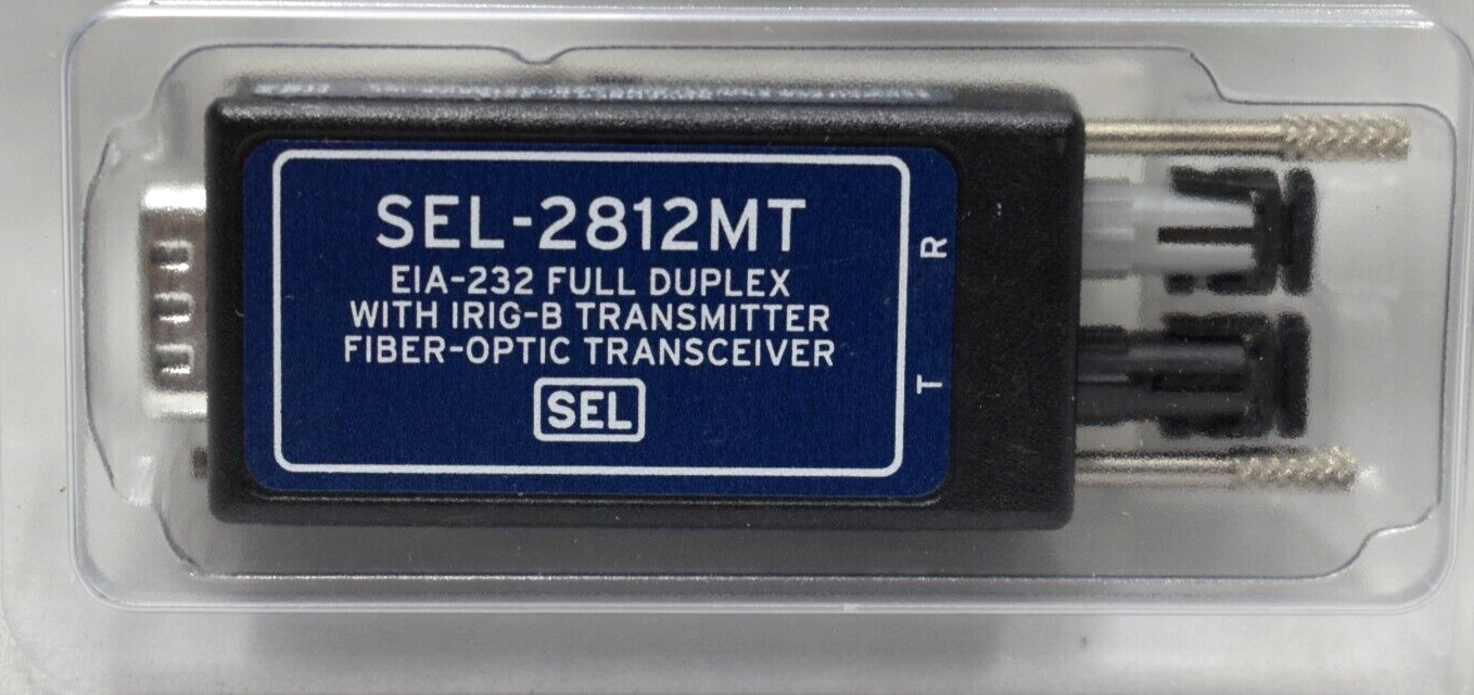 Schweitzer SEL-2812MT Fiber Optic Transceiver EIA-232 Full Duplex w ...