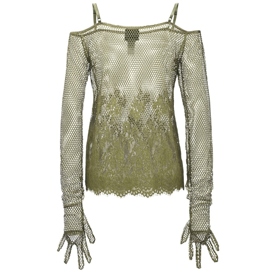 PUMA BBall Lace Long Sleeve Top X Fenty Womens Size M Casual Tops ...