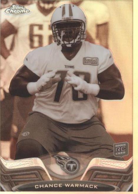 2013 Topps Chrome - Chance Warmack #127 Sepia Refractor /99 (RC) for ...