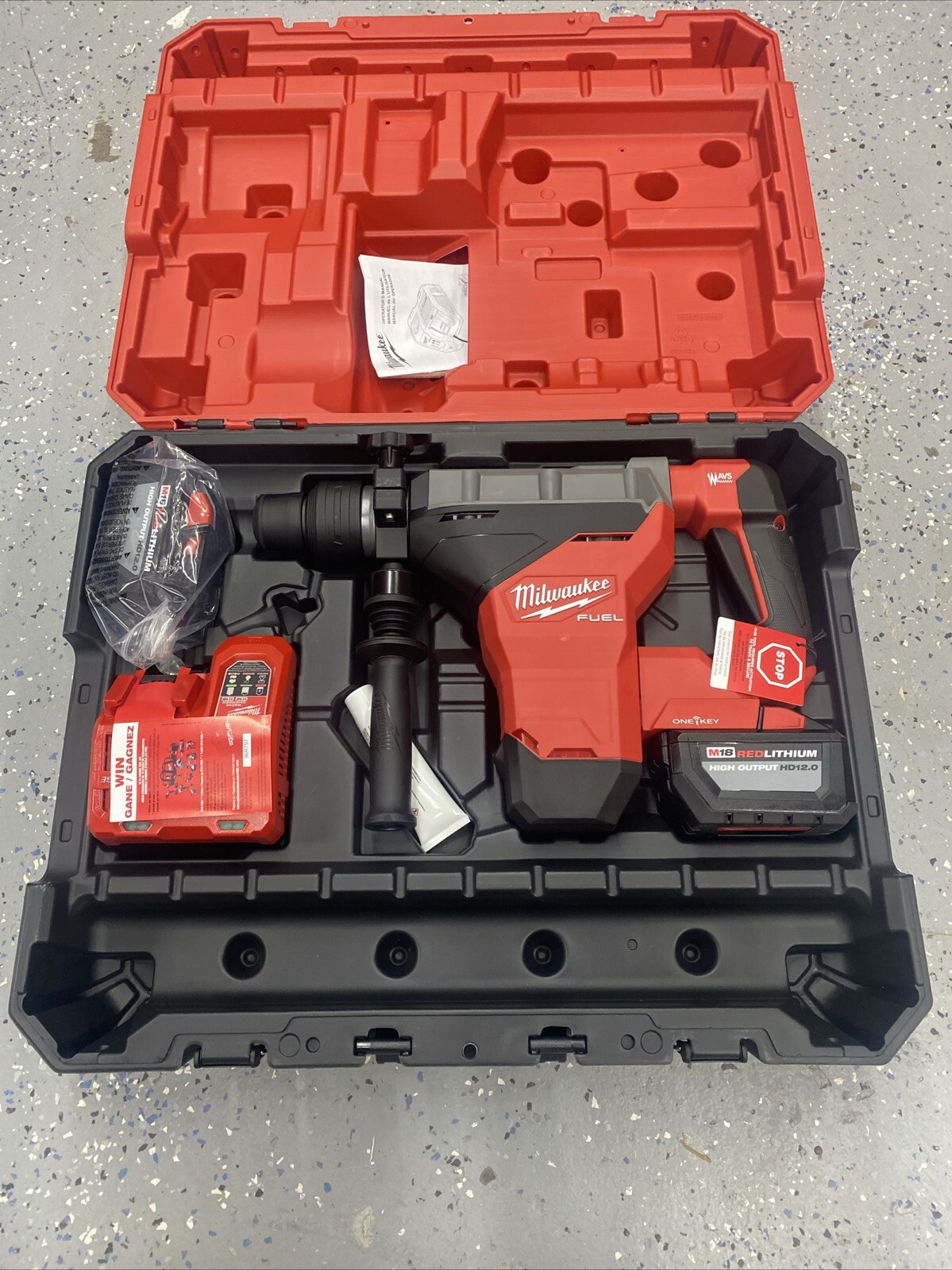 Milwaukee 2718-22HD M18 FUEL 1 3/4 in SDS Max Rotary Hammer Kit ...