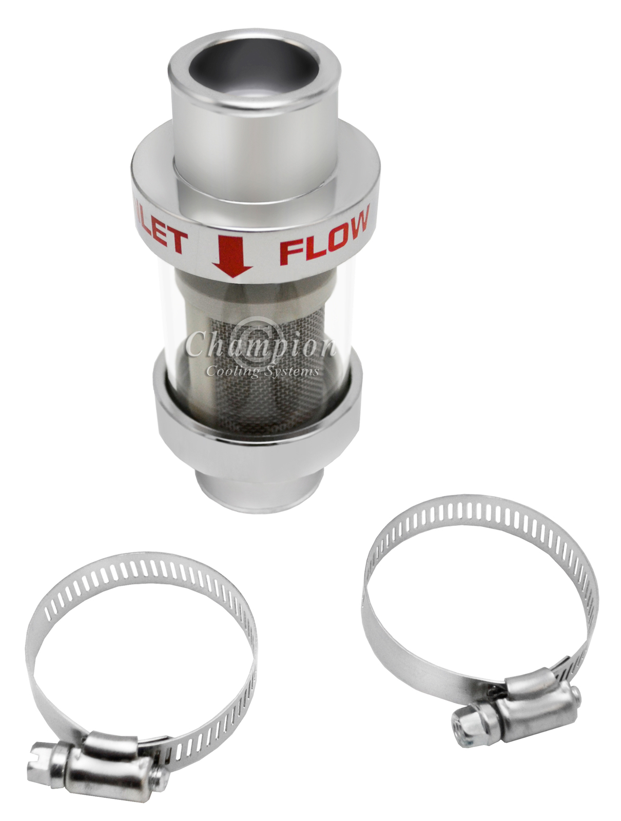 Reliable Champion Chrome In-Line Coolant Filter For a 1 1/4" Hose | eBay