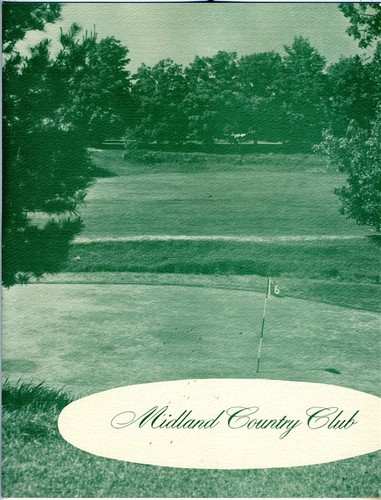 Midland Country Club Dinner Menu Midland Michigan 1955 | eBay