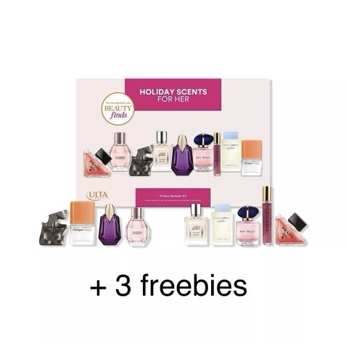ULTA Fragrance Picks Set 9pc MINI Perfume Set + 3 Freebies NEW!! | eBay