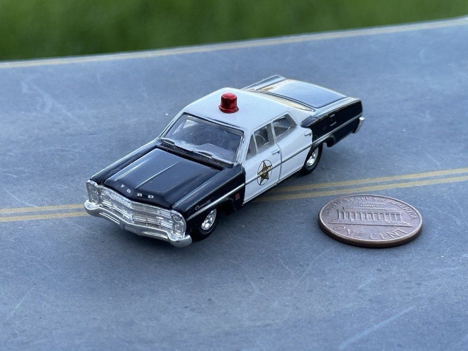 Classic Metal Works 30159 HO Mini Metals 1967 Ford Custom 500 Police ...